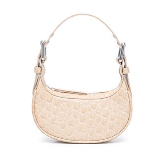 by FAR Krokodilgepr&auml;gte Mini Soho Schultertasche - - Bags - Damen - Beige - ONE SIZE