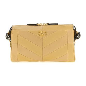 Valentino Garavani Femme, Sacs, Beige, Taille: ONE Size Petit sac bandouli&egrave;re Panthea