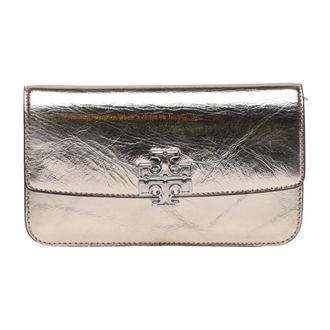 Tory Burch Britten Metallic Chain Wallet - - Bags - Damen - Gelb - ONE SIZE