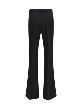Sportmax Womens Panelled Pants Nero Viscose Trousers