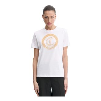 Just Cavalli T-shirt logo - Femme - Tops - Blanc - Taille: 36 FR