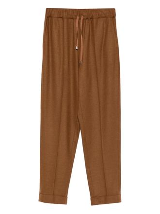 Liviana Conti Hose mit Kordelzug - Braun