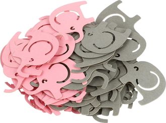 Valiclud 100 St&uuml;ck Elefanten Konfetti Papier in Rosa und Grau Babyparty Tischkonfetti f&uuml;r Geburtstag Taufe und Feier Leichtes Partydekor f&uuml;r Fotorequisiten und