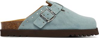 Scholl Pantoletten Scholl Beatriz Clog F00715 Blau