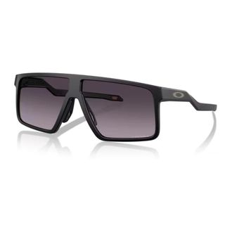 Oakley Matt Schwarze Sonnenbrille mit Graduated Prizm Grau - - Accessories - Herren - Schwarzk - 61 MM