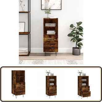 vidaXL Sideboard R&auml;uchereiche 34,5x34x90 cm Holzwerkstoff - Sideboard - Wohnwand - Regal - Wohnzimmerm&ouml;bel - Holzm&ouml;bel