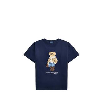 Polo Ralph Lauren Tee-shirt droit imprim&eacute; en coton