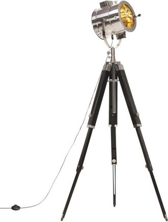 vidaXL Stativlampe Mango Massivholz 165 cm - Vidaxl