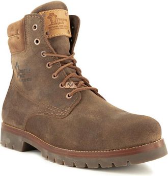 Panama Jack Herren Schnürboots schwarz Glattleder