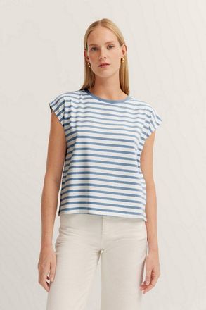 Bugatti T-Shirt mit Streifenmuster