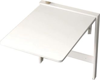 Generic An Der Wand Montierter, Klappbarer Computertisch, Ultraschmaler Massivholz-Esstisch, Schwebende, Herunterklappbare Werkbank, 50 Kg Tragf&auml;higkeit for S