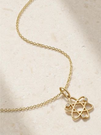 Sydney Evan Cosmos Kette Aus 14 Karat Gold Mit Diamanten