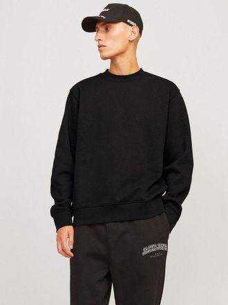 Jack & Jones Sweatshirt JJEURBAN EDGE SWEAT CREW NECK NOOS mit Rippbündchen