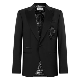 Philipp Plein Herren, Jacken, Schwarzk, 5XLGr&ouml;&szlig;e