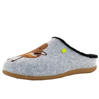 Hot Potatoes Bezau, Chausson Homme, Gris, 46 EU