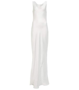 Norma Kamali Robe Maria aus Satin