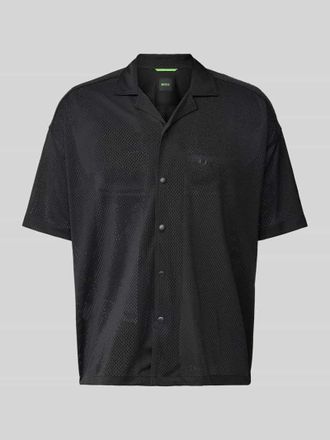 HUGO BOSS Relaxed Fit Freizeithemd mit Reverskragen Modell Balbero