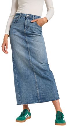 Lee Back Slit Maxi Skirt