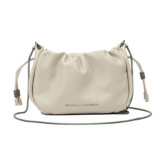 Brunello Cucinelli Mellow Mini Bucket Bag - - Bags - Damen - Beige - ONE SIZE