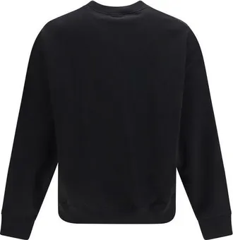 Palm Angels Mens Black Cotton Sweatshirt Clothing