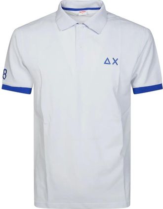 Sun 68 Homme, Tops, Blanc, Taille: XL Polo N Fluo