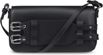 Maison Margiela Hobo Bags - Structured Black Bag With Unique Buckle Detail - Gr. unisize - in Schwarz - f&uuml;r Damen