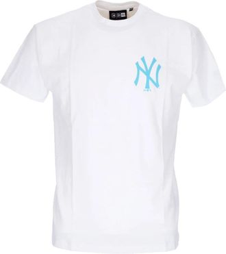 New Era MLB Essential Oversize Tee Neyyan - - Tops - Herren - Wei&szlig; - L