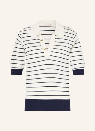 Liu Jo Liu Jo Strick-Poloshirt Mit Schmucksteinen blau