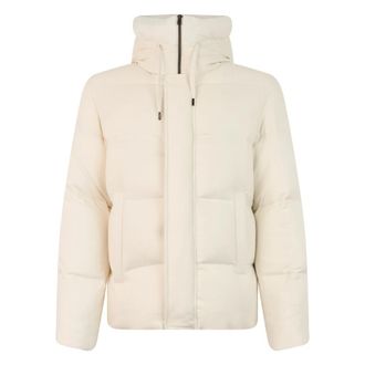 Herno Gesteppte Jacke mit Rei&szlig;verschluss und hohem Kragen - - Jackets - Herren - Beige - L