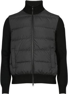Moncler Veste bi-mati&egrave;re &agrave; col montant