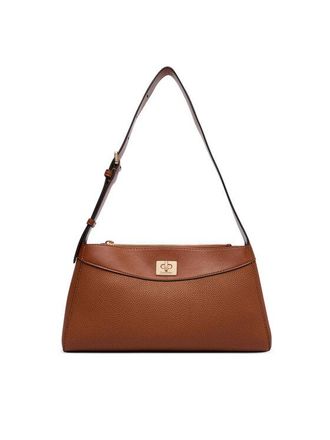 Calvin Klein Handtasche Mix Media Shoulder Bag LV04F3886G Braun
