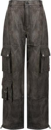 Saison 1865 Pantalon cargo en cuir