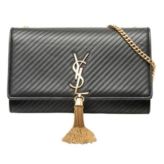 Saint Laurent Sac bandouli&egrave;re matelass&eacute; doccasion - Femme - Pre-owned - Noir - Taille: ONE Size