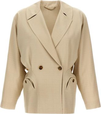 Blaz&eacute; Milano Damen, Jacken, Beige, SGr&ouml;&szlig;e