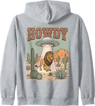 Image UFO Howdy Desert Lion Kapuzenjacke