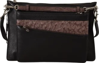 Dolce & Gabbana Black Exotic en cuir &eacute;paule en cuir Alta Sartoria Mens Sac