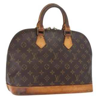 Louis Vuitton Sac &agrave; main en toile Pre-owned - Femme - Pre-owned - Brun - Taille: ONE Size