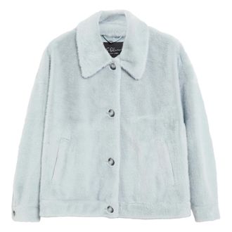 s.Oliver Kunstfelljacke - - Jackets - Damen - Blau - M