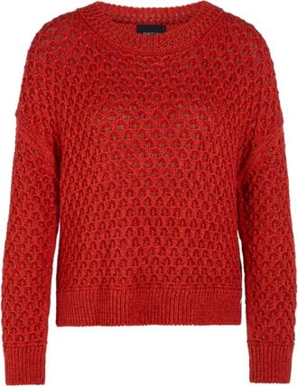 Marc Cain Leichter Strickpullover - - Knitwear - Damen - Rot - M