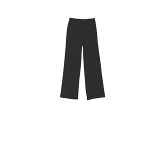 Liu Jo Femme, Pantalons, Noir, Taille: 40 FR Pantalon Large avec Fermeture &Eacute;clair