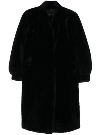 Saint Laurent manteau à simple boutonnage (années 1980) - Violet