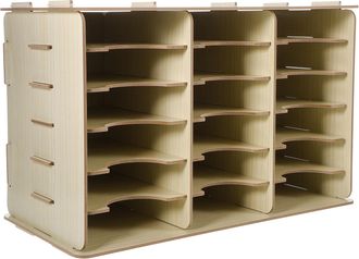 Vosarea Handy Organizer Tisch Handyhalter mit 18 F&auml;chern Aufbewahrungsbox f&uuml;r Schreibtisch und B&uuml;ro Mobiltelefon Aufbewahrung f&uuml;r Klassenzimmer und Zuhause 35