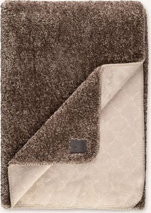 Joop Plaid J!Curly Mit Teddyfell beige