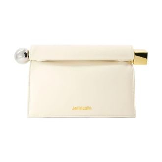 Jacquemus Femme, Sacs, Beige, Taille: ONE Size Le Bambino Long Leather Shoulder Bag