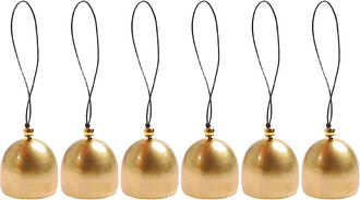 Supvox 6st&uuml;cke Metallglocken-Ornamente Zum Basteln Kleine H&auml;ngende Gl&ouml;ckchen Aus Messing F&uuml;r Windspiele Weihnachtsdekorationen Und DIY-projekte