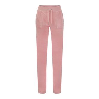 Juicy Couture Femme, Pantalons, Rose, Taille: 42 FR Velour Track Pants