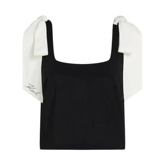Karl Lagerfeld Damen, Oberteile, Schwarzk, XSGr&ouml;&szlig;e
