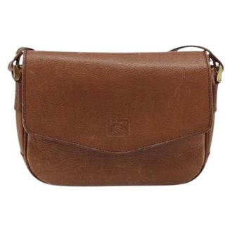 Burberry Pre-owned Flap Schultertasche - - Pre-owned - Damen - Braun - ONE SIZE
