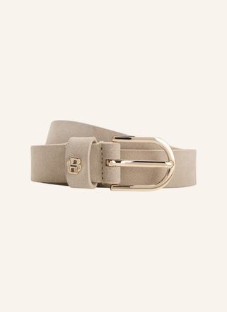 HUGO BOSS Lederg&uuml;rtel Scarlet beige