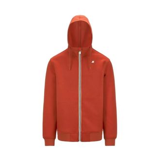 K-Way Homme, Sweatshirts et sweats &agrave; capuche, Rouge, Taille: M Sweat Rouge &agrave; Capuche Ajustable